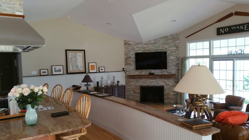 Chris and Kim livingroom update - Beach Style - Living Room - New York ...