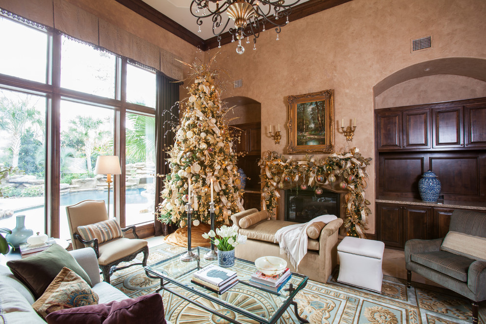 Christmas Trees - Traditional - Living Room - Houston - by Regina Gust ...