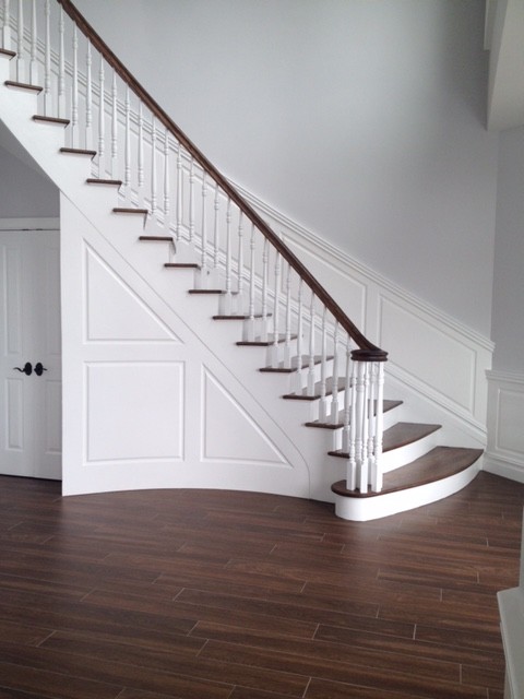 Circular Stair & Rail Installation - Craftsman - Staircase - New York ...