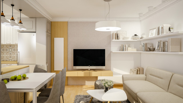 Classic neutral house interior - Traditional - Living Room - Other - by ...