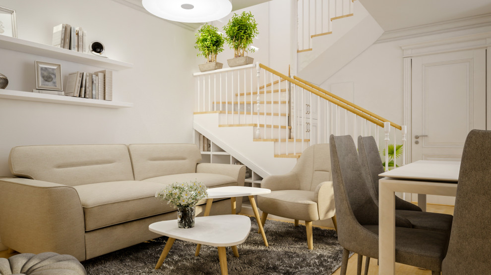 Classic neutral house interior - Traditional - Living Room - Other - by ...
