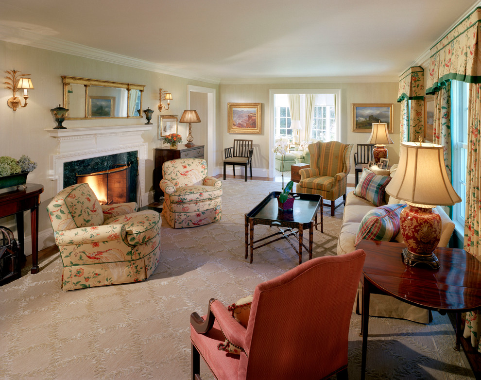 Formal Colonial Living Room Ideas