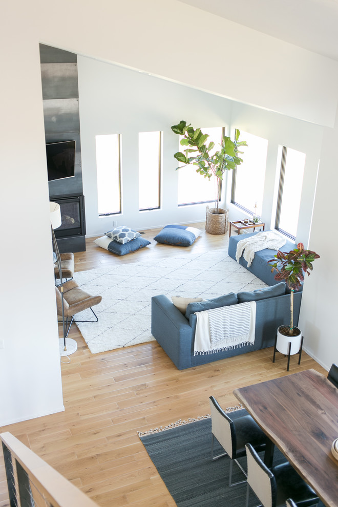 Client Modern Lodge by JDM- Living Room - Contemporary - Living Room ...