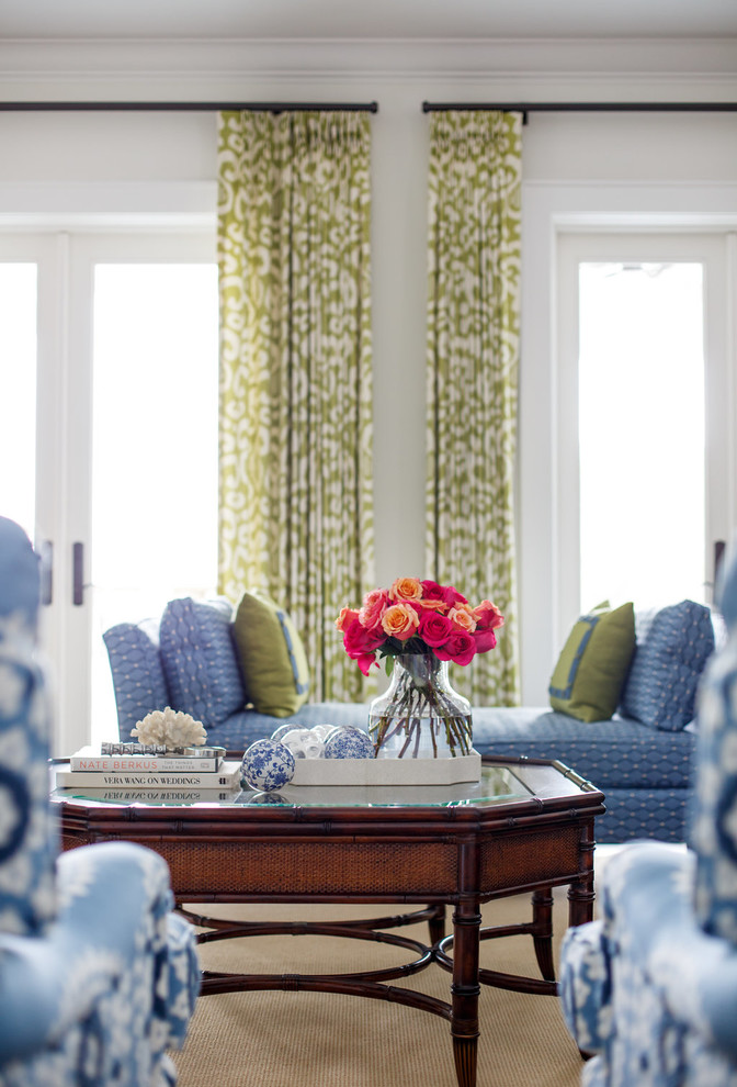 Coastal Family Retreat - Beach Style - Living Room - Jacksonville - by ...