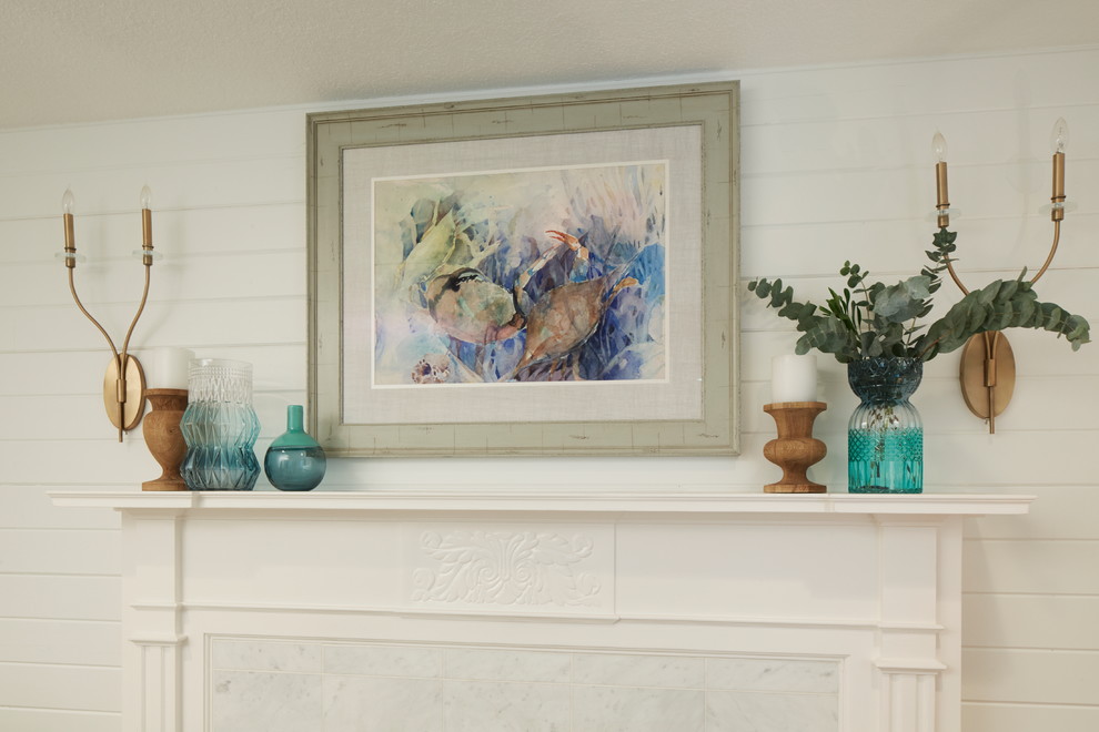 Coastal Farmhouse style - Farmhouse - Living Room - Portland - by ...