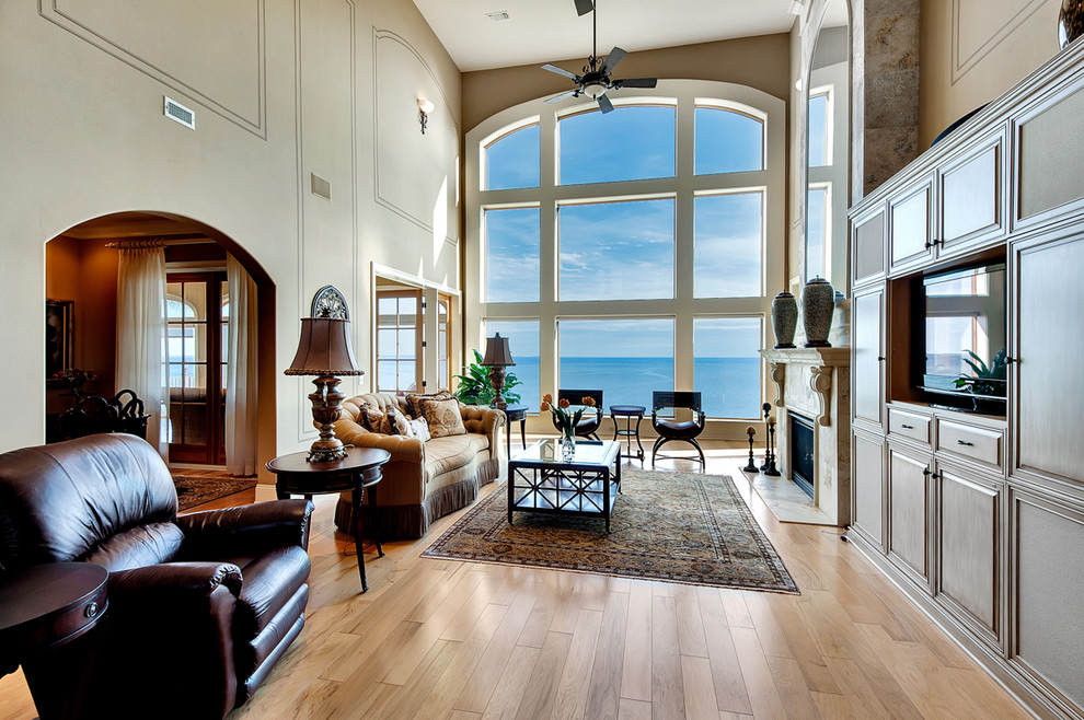 Coastal Home #1 - Beach Style - Living Room - Miami - by Bontrager ...