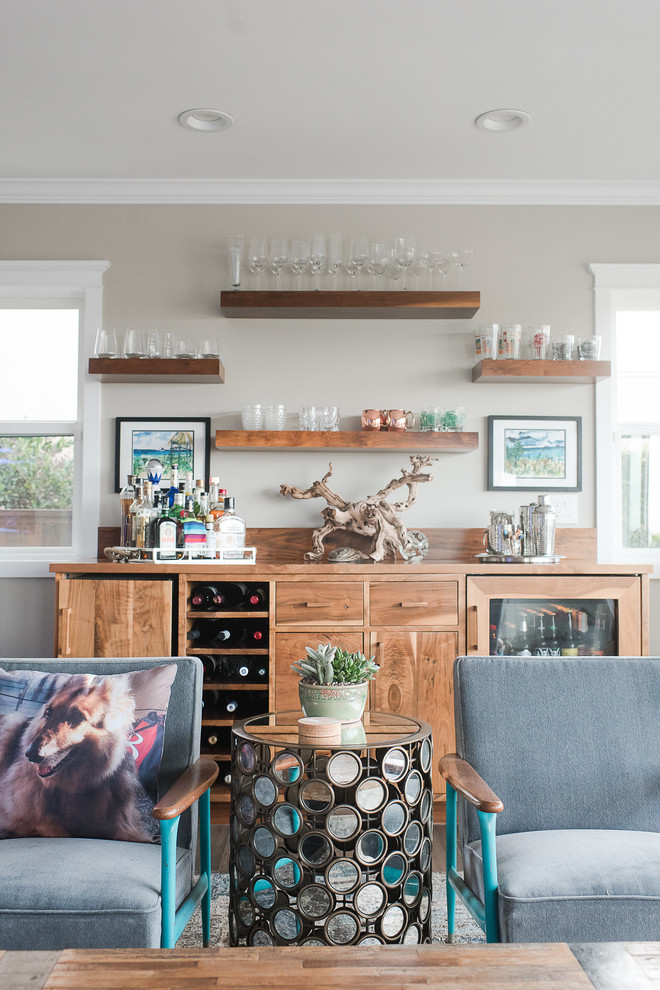 Coastal Living in Redondo Beach - Transitional - Living Room - Los ...