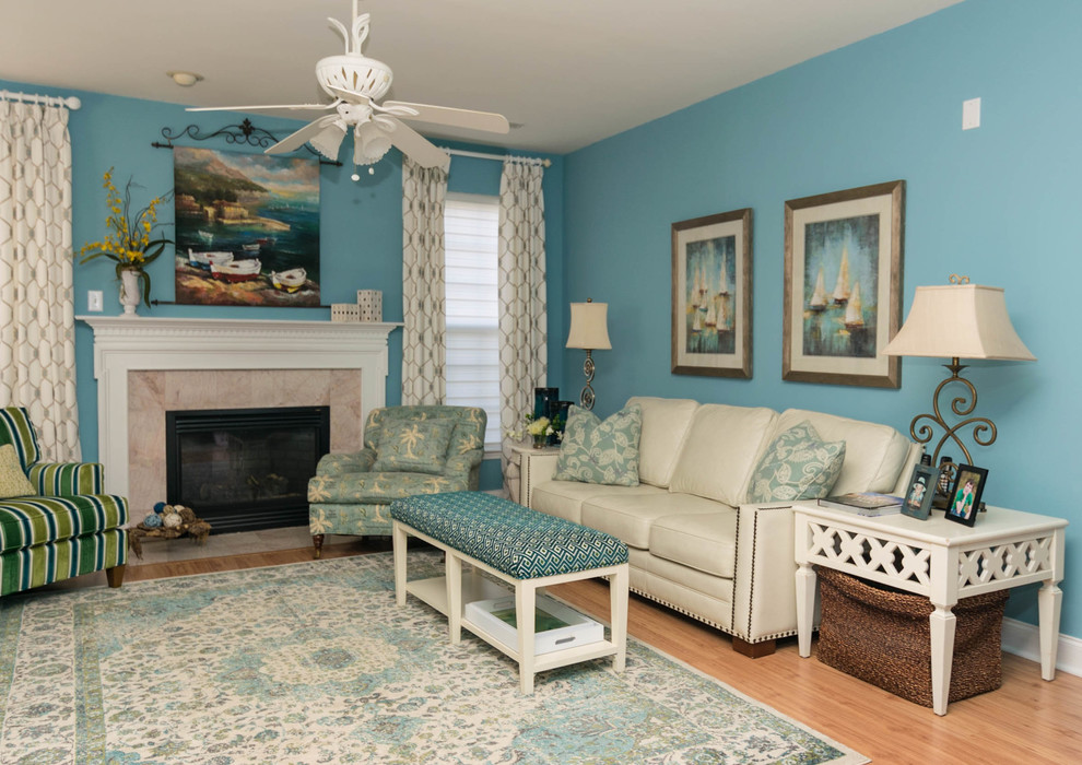Coastal Living Room - Beach Style - Living Room - Charlotte - by ...
