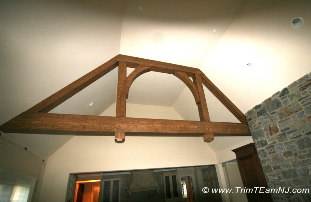 Coffered Ceilings and Beams - Traditional - Living Room - New York - by ...