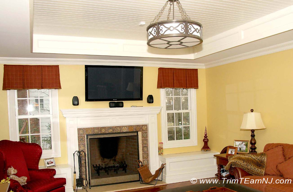 Coffered Ceilings and Beams - Classique - Salon - New York - par Trim Team NJ | Houzz