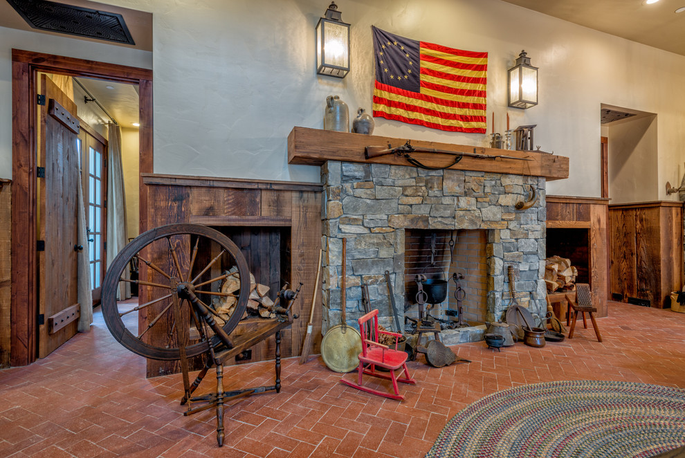 Colonial Style Pool House - Traditional - Living Room - Sacramento - by ...