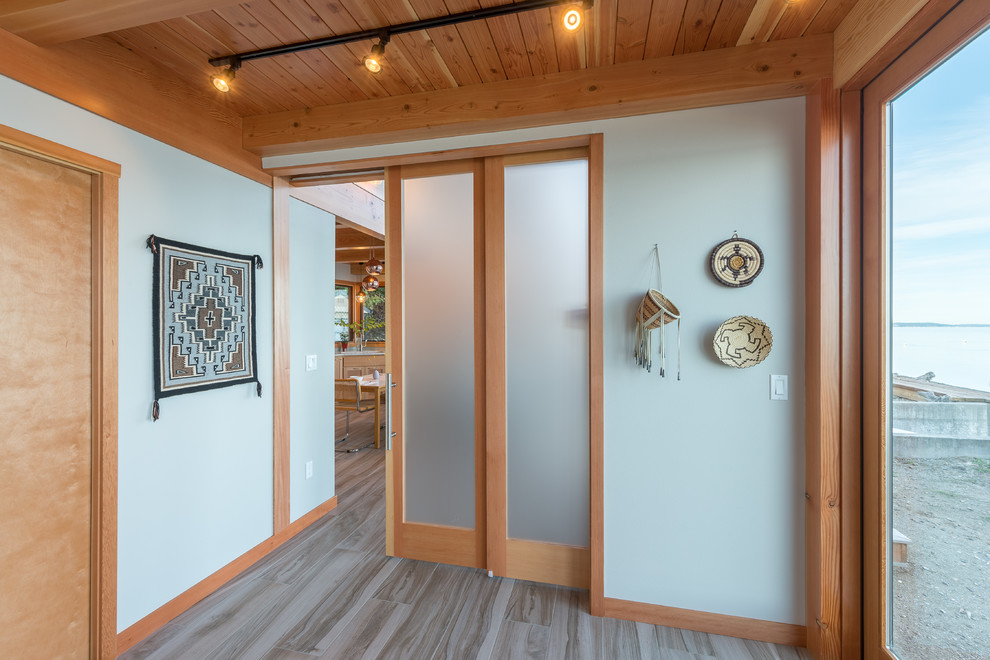 Color Splash in Tranquil Setting - Contemporary - Living Room - Seattle ...