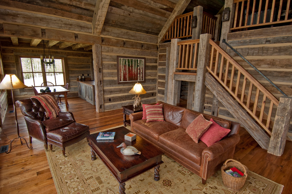 Colorado cabin - Traditional - Living Room - Salt Lake City - by ...