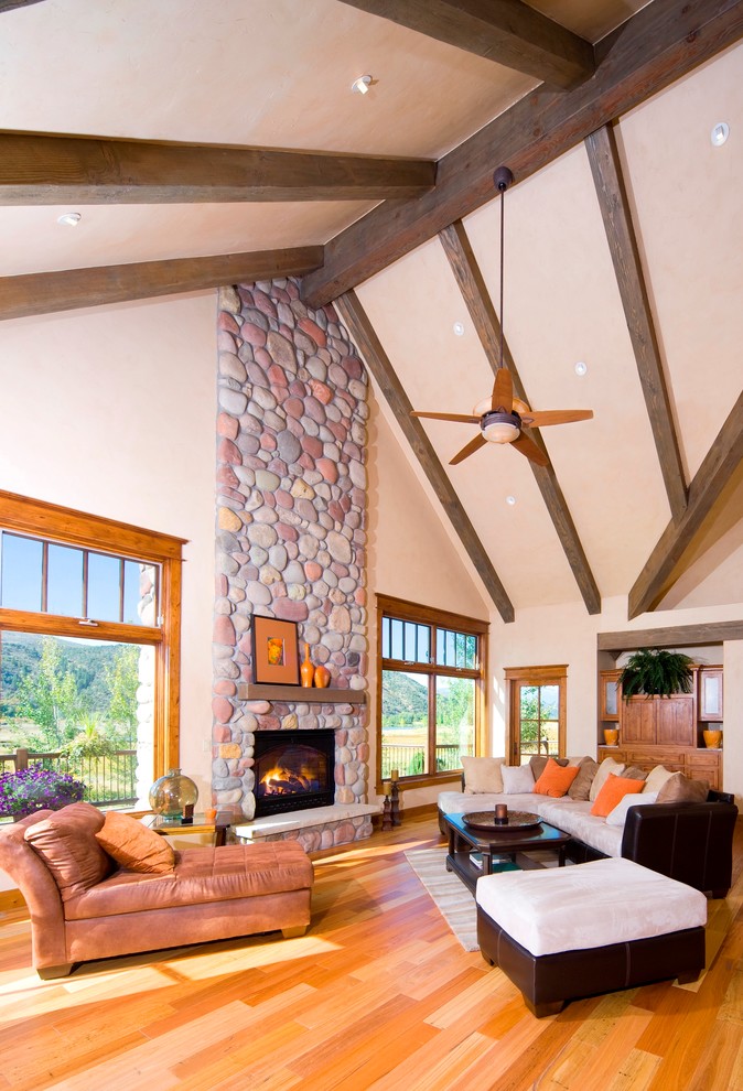 Colorado Mountain Home - Traditional - Living Room - Denver - by ...