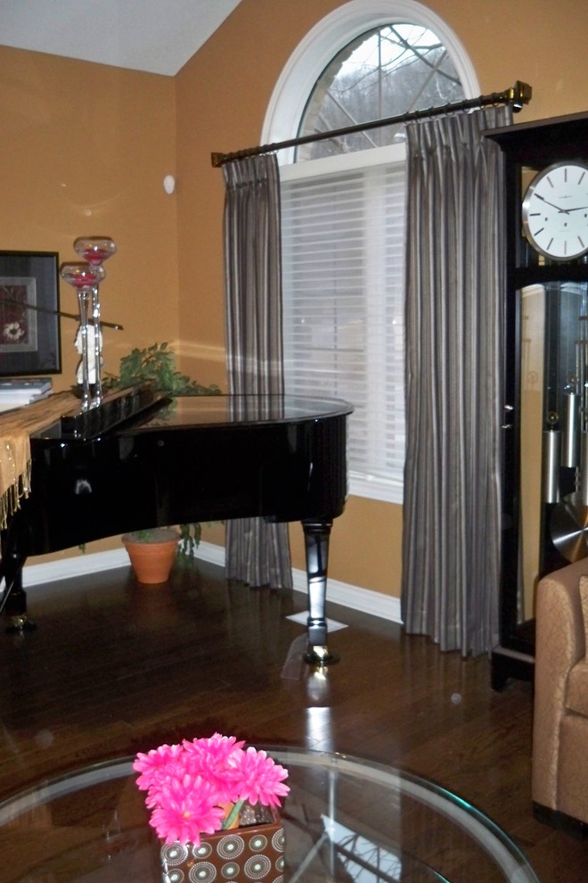 Comfortable Family Home Gets An Update - Eclectic - Living Room ...