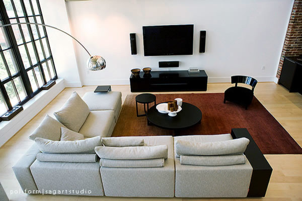 Commercial Project: Mercer/Wooster Lofts - Contemporain - Salon ...