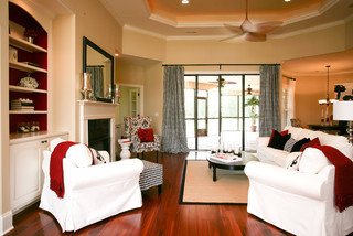 Compass Pointe - Traditional - Living Room - Wilmington - by Amy ...