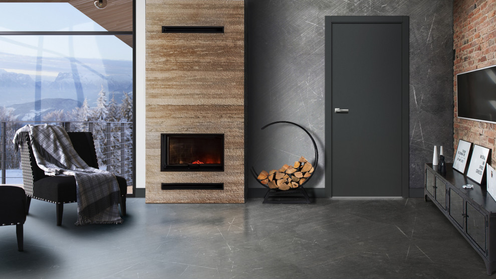 Concrete Graphite - Living Room - Miami - by Gezit Inc. | Houzz