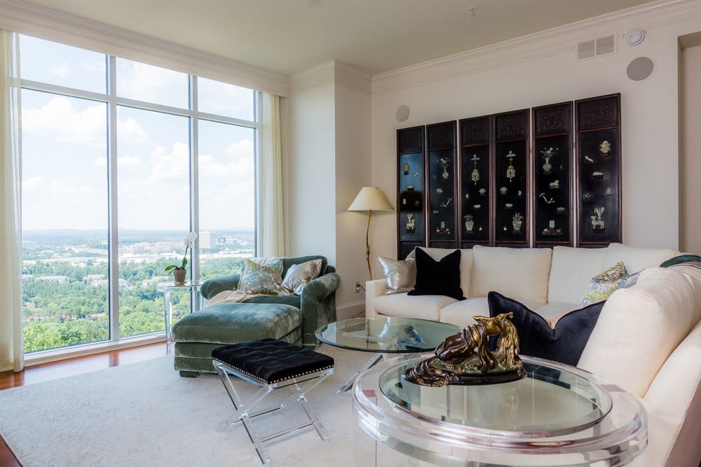 Inviting Penthouse Living Room - Eclectic - Living Room - Atlanta - by ...