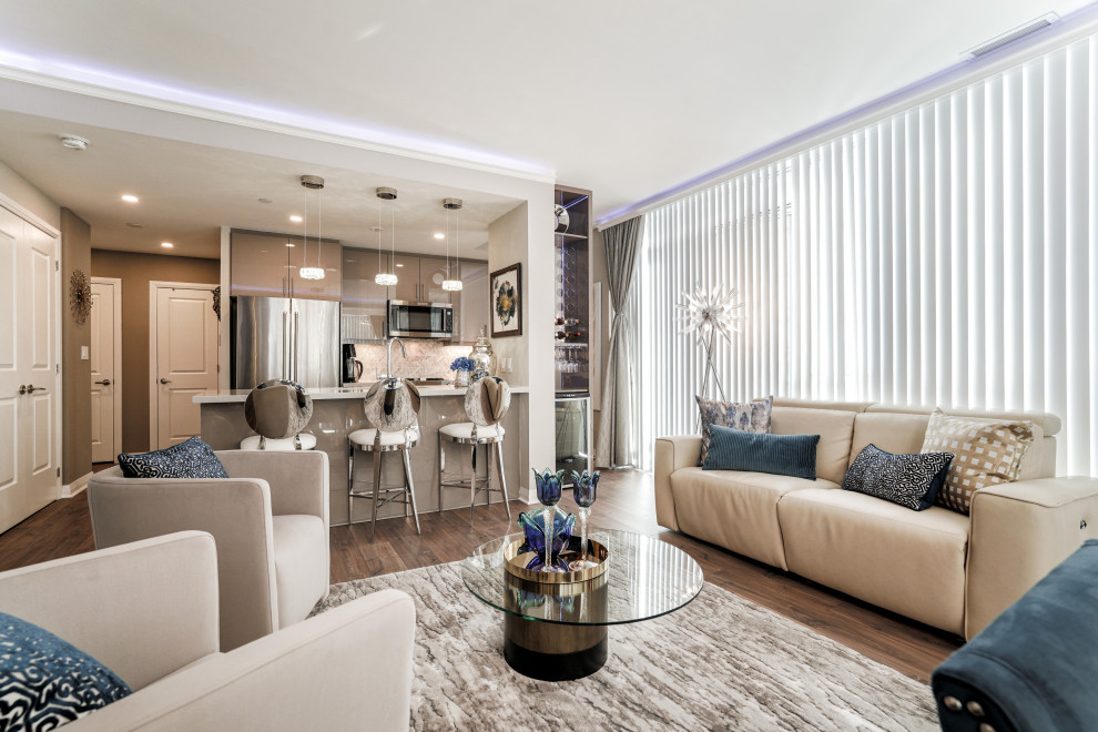 OPEN CONCEPT CONDO LIVING ROOM - Contemporary - Living Room - Toronto ...