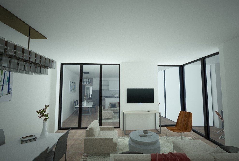 Condo Renderings - Contemporary - Living Room - Toronto - by ample3D ...