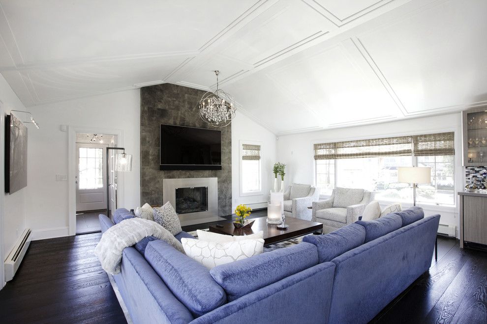 Contemporary Great Room - Living Area - Contemporary - Living Room ...