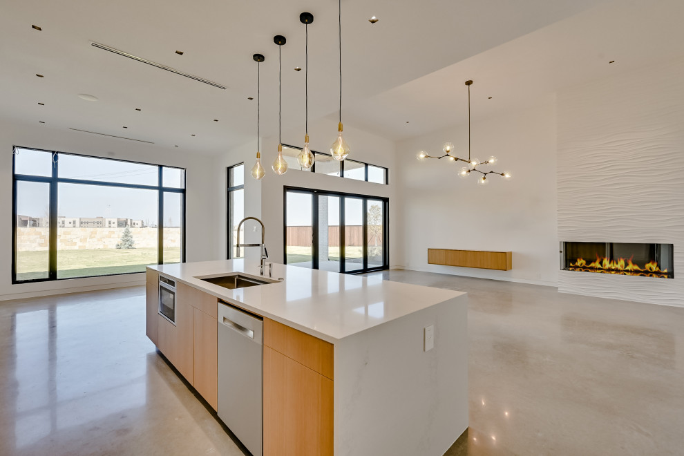 Contemporary Home - Modern - Kitchen - Dallas - by Boyd Custom Homes ...