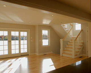 Contemporary Lakefront Residence - Contemporary - Living Room - Boston ...