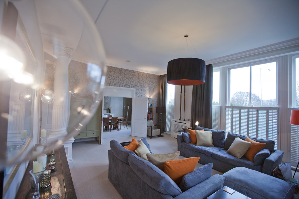 Contemporary meets Traditional Lounge - Modern - Living Room ...