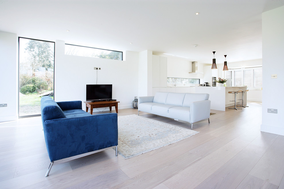 Contemporary Timber Clad Side Extension - Living Room - Sussex - by ...