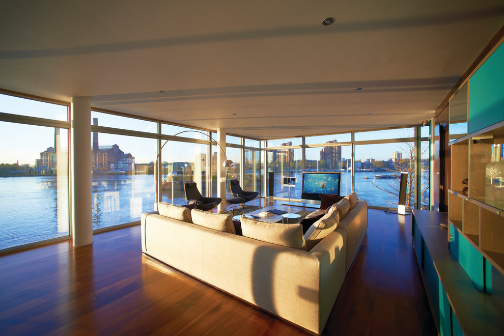 Control4 - Contemporary - Living Room - Salt Lake City - by Control4 ...