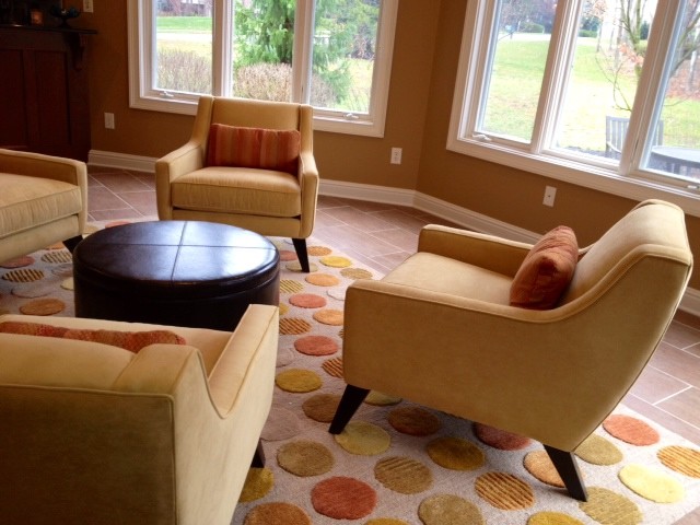 Conversation area - Transitional - Living Room - Indianapolis - by ...