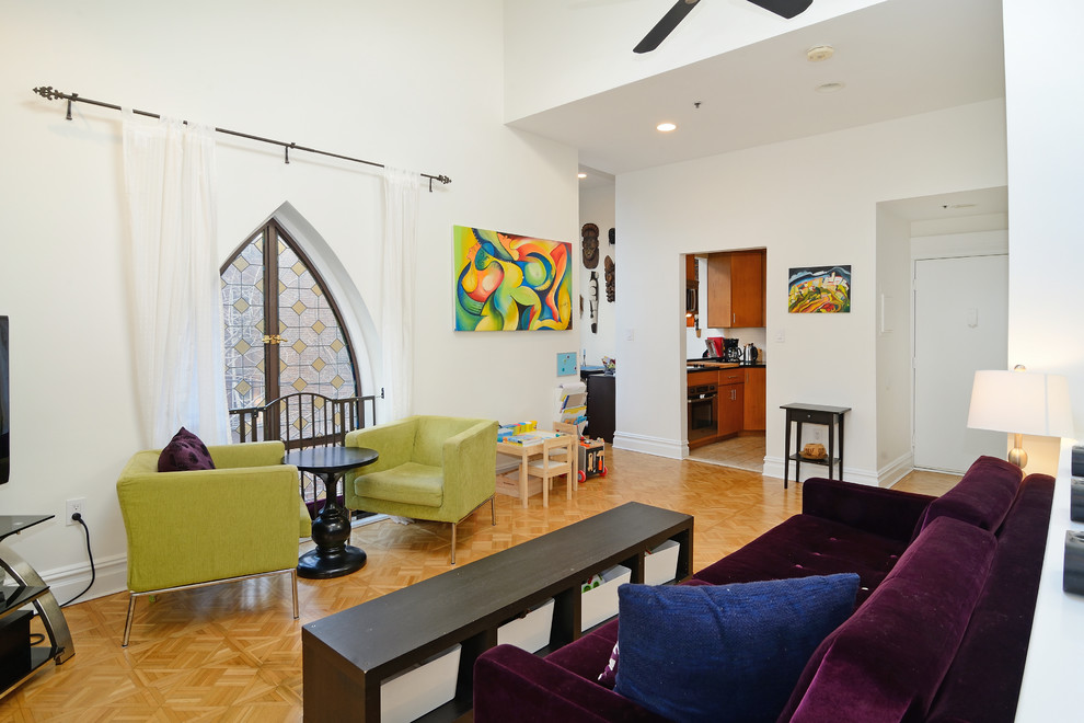 Converted Church - Contemporary - Living Room - New York - by Hudson ...