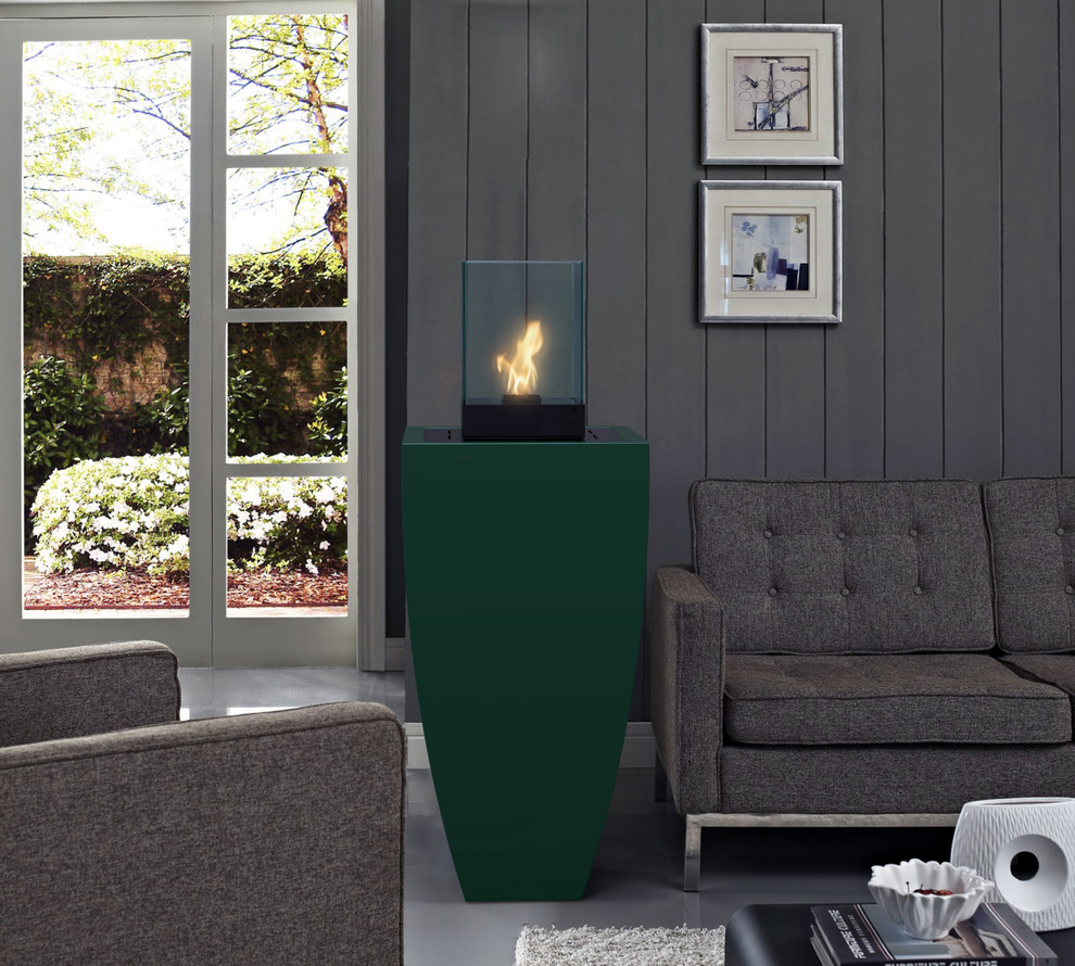 Corby Cell Fireburner (L24" X W24" X H66") - Contemporary - Living Room ...
