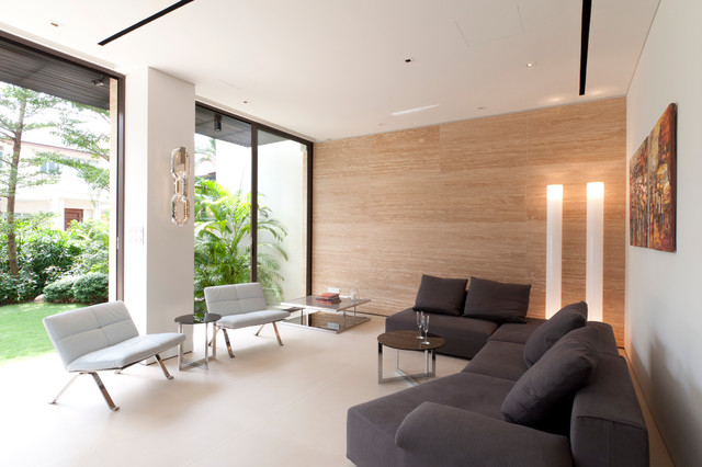 Corner Terrace House @ Bloxhome Drive - Singapore - Modern - Living ...