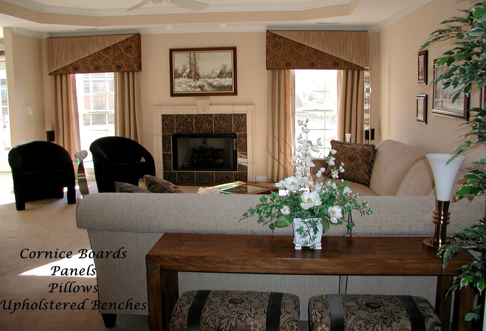Cornice Boards - Living Room - Other - by The Interiors Workroom, Inc ...