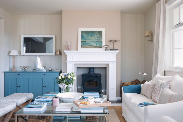 Cornish Beach House Lounge - Beach Style - Living Room - Other - by ...