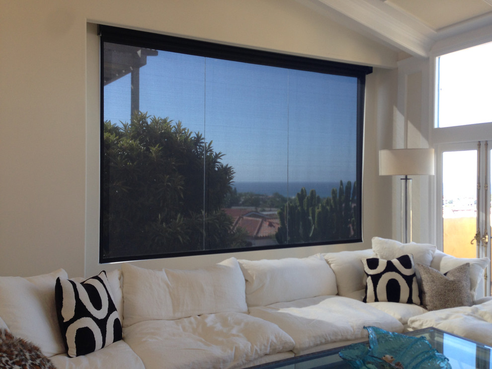 Corona del Mar - Motorized Interior Screen Shade - Contemporary ...
