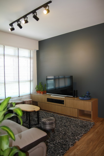 Costa Ris 4Rm BTO - Contemporary - Living Room - Singapore - by ...