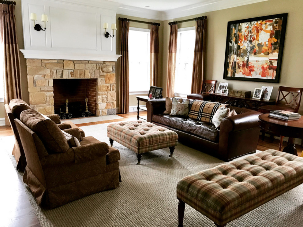 Cozy Traditional Living Room - Traditional - Living Room - Philadelphia ...