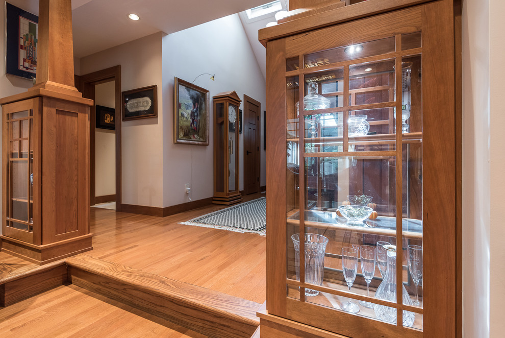 Craftsman Library Seymour - Craftsman - Living Room - Chicago - by ...