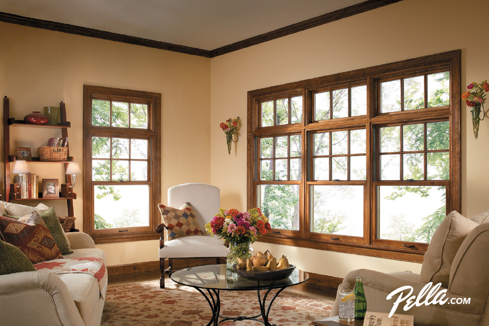 Create a stylish living space with Pella® Architect Series® double-hung ...