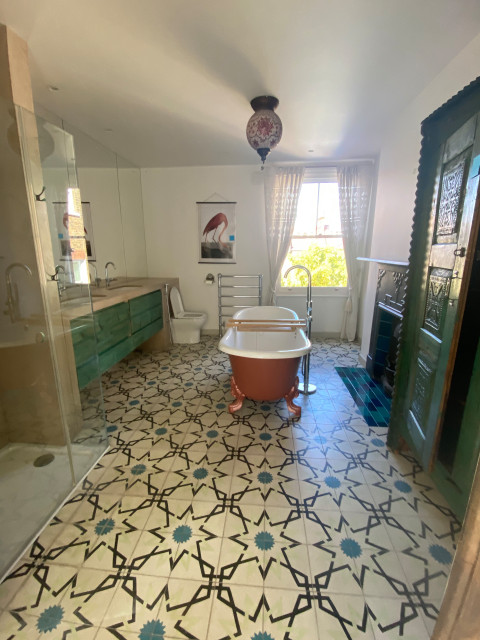 Creating a double reception room in W10 - Contemporary - Bathroom ...