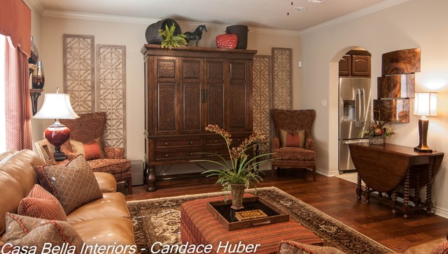 Crescent Ridge Aggie Townhouse - Asian - Living Room - Austin - by Casa ...