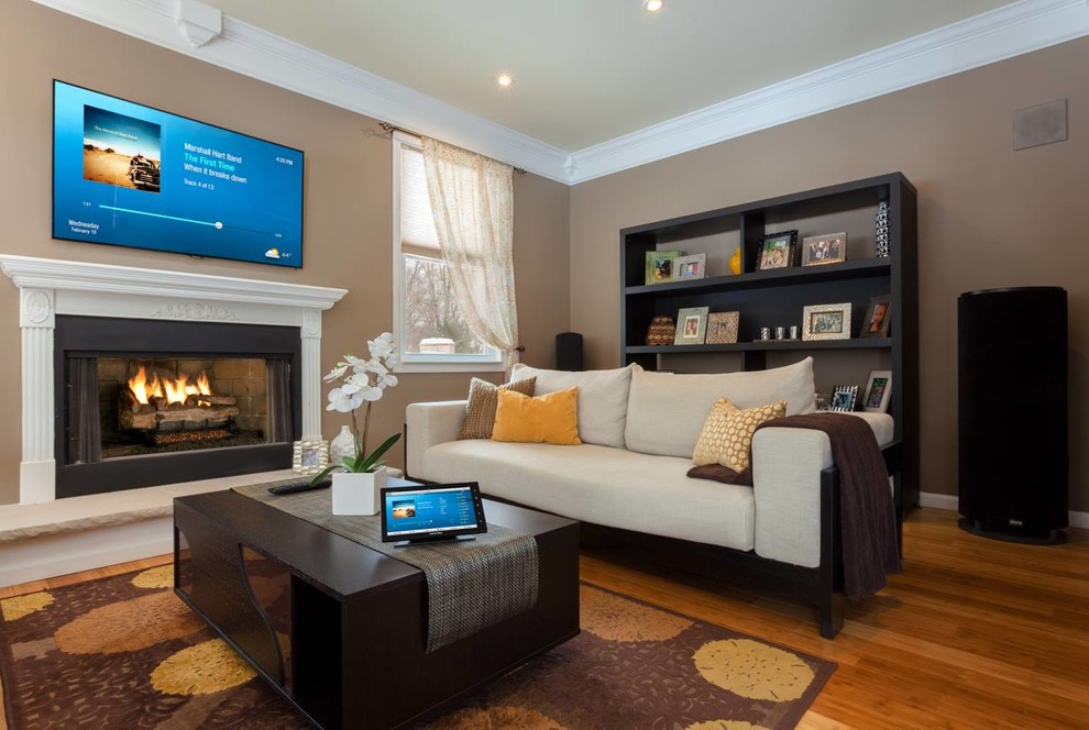 Crestron - Traditional - Living Room - Seattle - by Reference Media Inc
