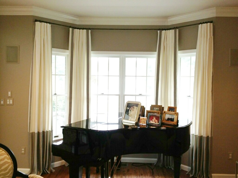 Curtains - Transitional - Living Room - New York - by Curtain Works of ...