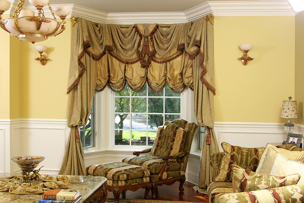 Custom and Luxury Drapery in Winnetka Illinois - Traditional - Living ...