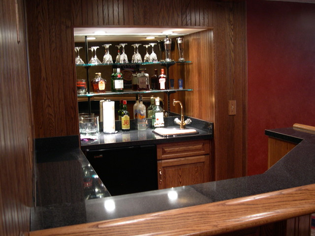 Custom Bar Cabinets - Traditional - Living Room - Cleveland - by Senn's ...