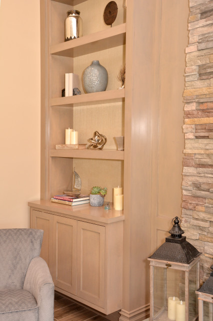 Custom Built-Ins - Transitional - Living Room - New York - by AMI ...