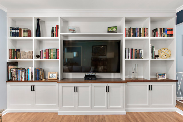 Custom Built ins - Traditional - Living Room - New York - by Ivory ...